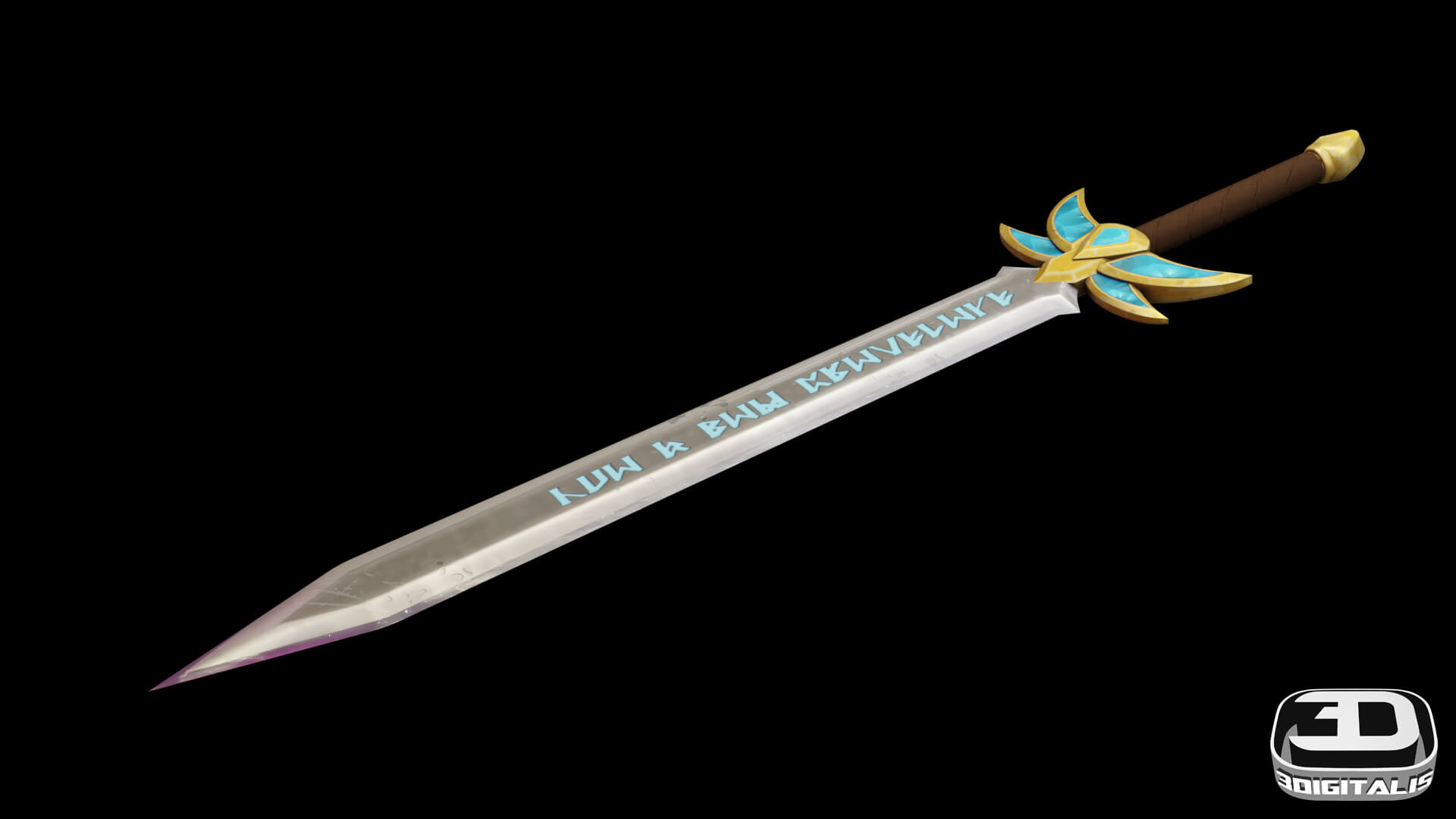 Modular Sword Pack #1 - 3D Model by 3Digitalis