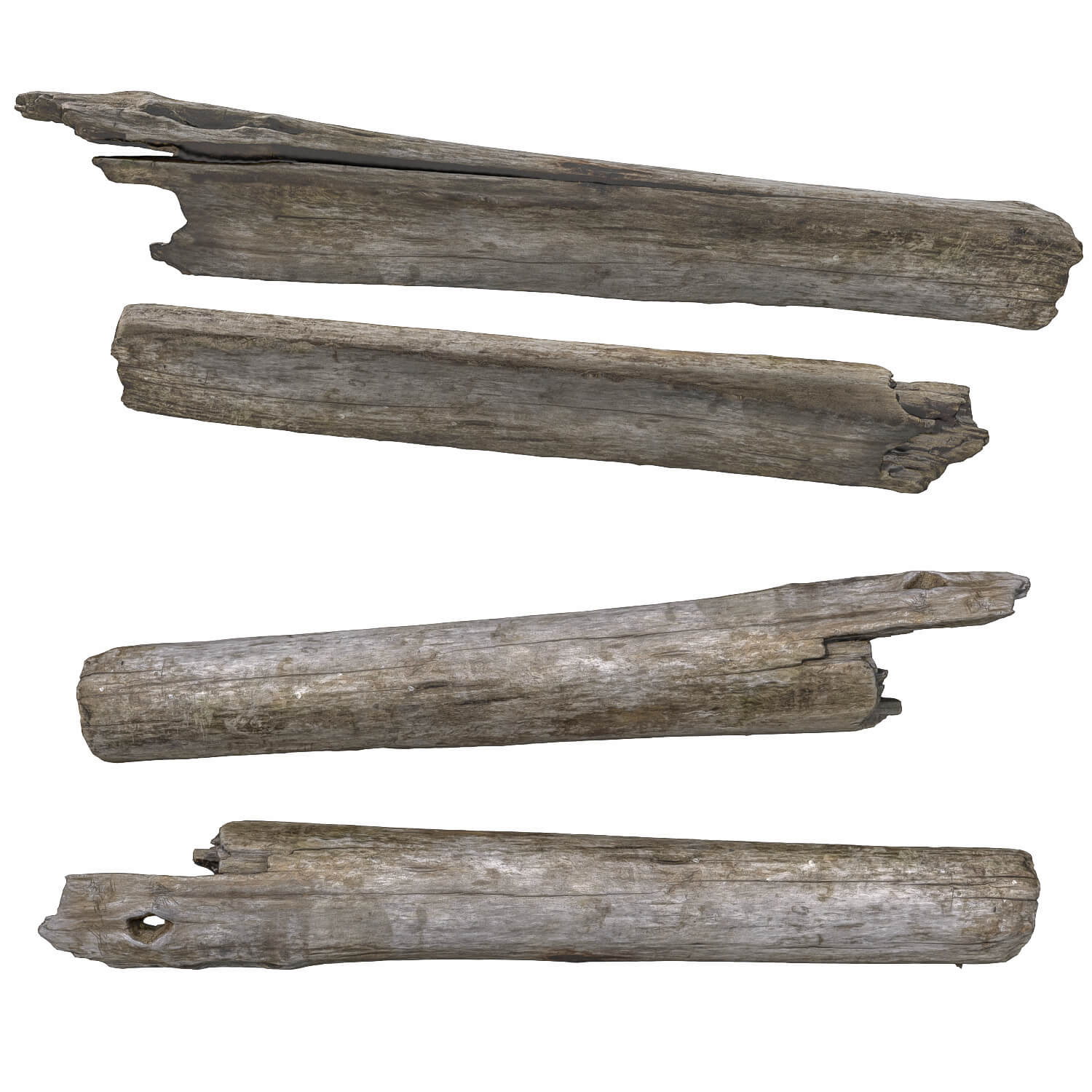 Old Wooden Log - 3D Model by 3Dimention