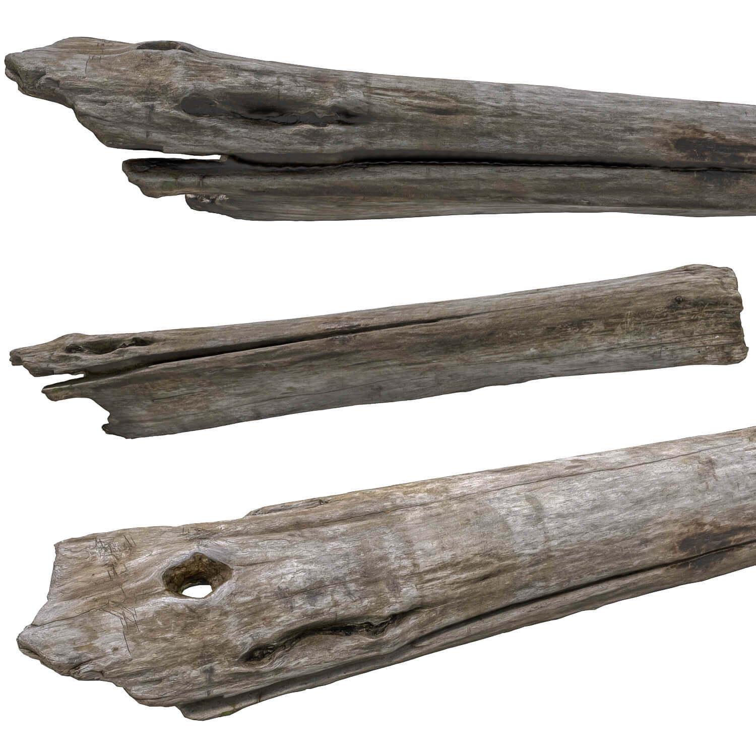 Old Wooden Log - 3D Model by 3Dimention