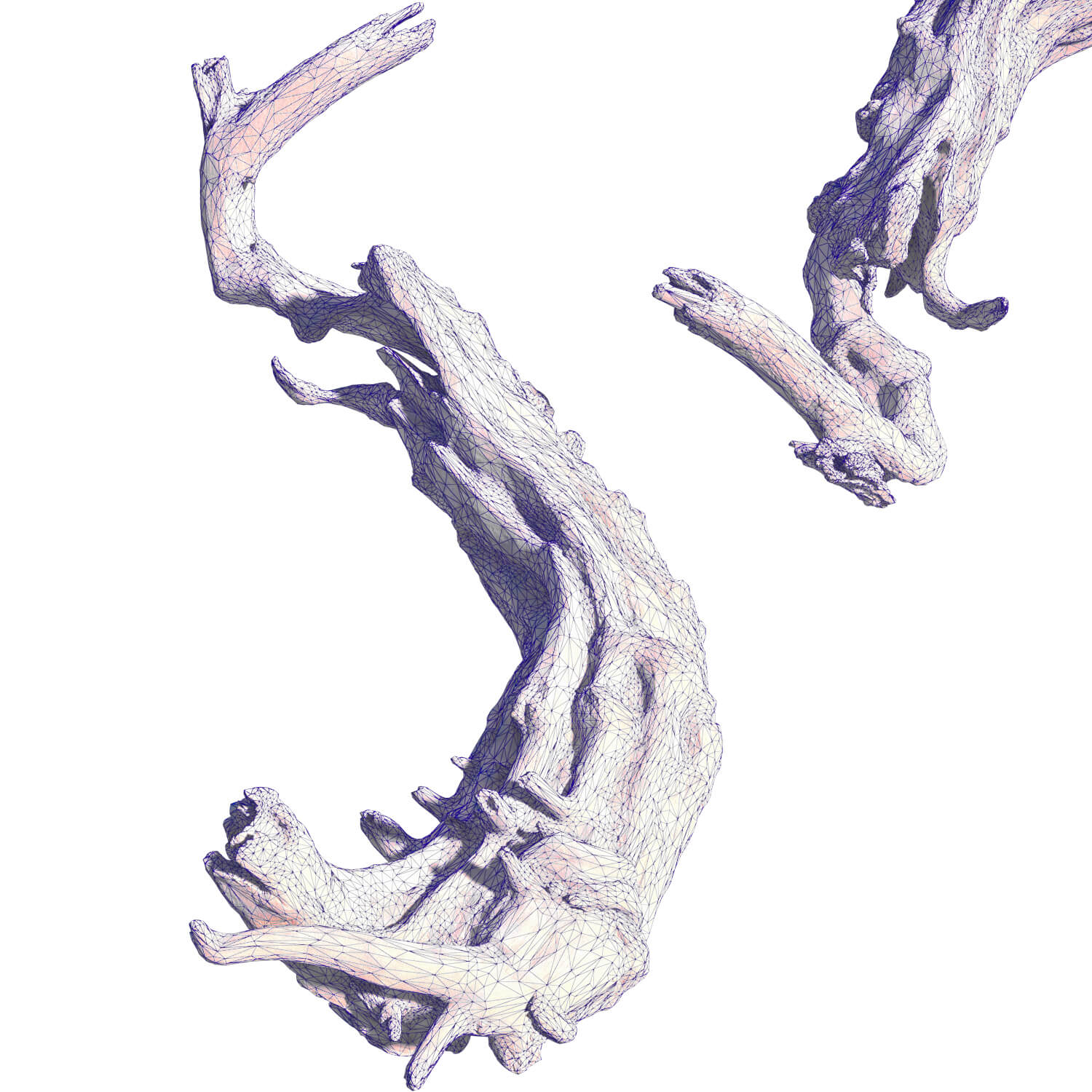 Snag, Old Log - 3D Model by 3Dimention
