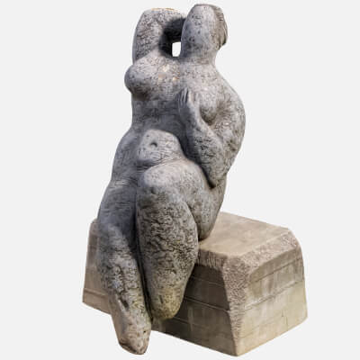 Stone Sculpture of a Woman - 3D Model by 3Dimention