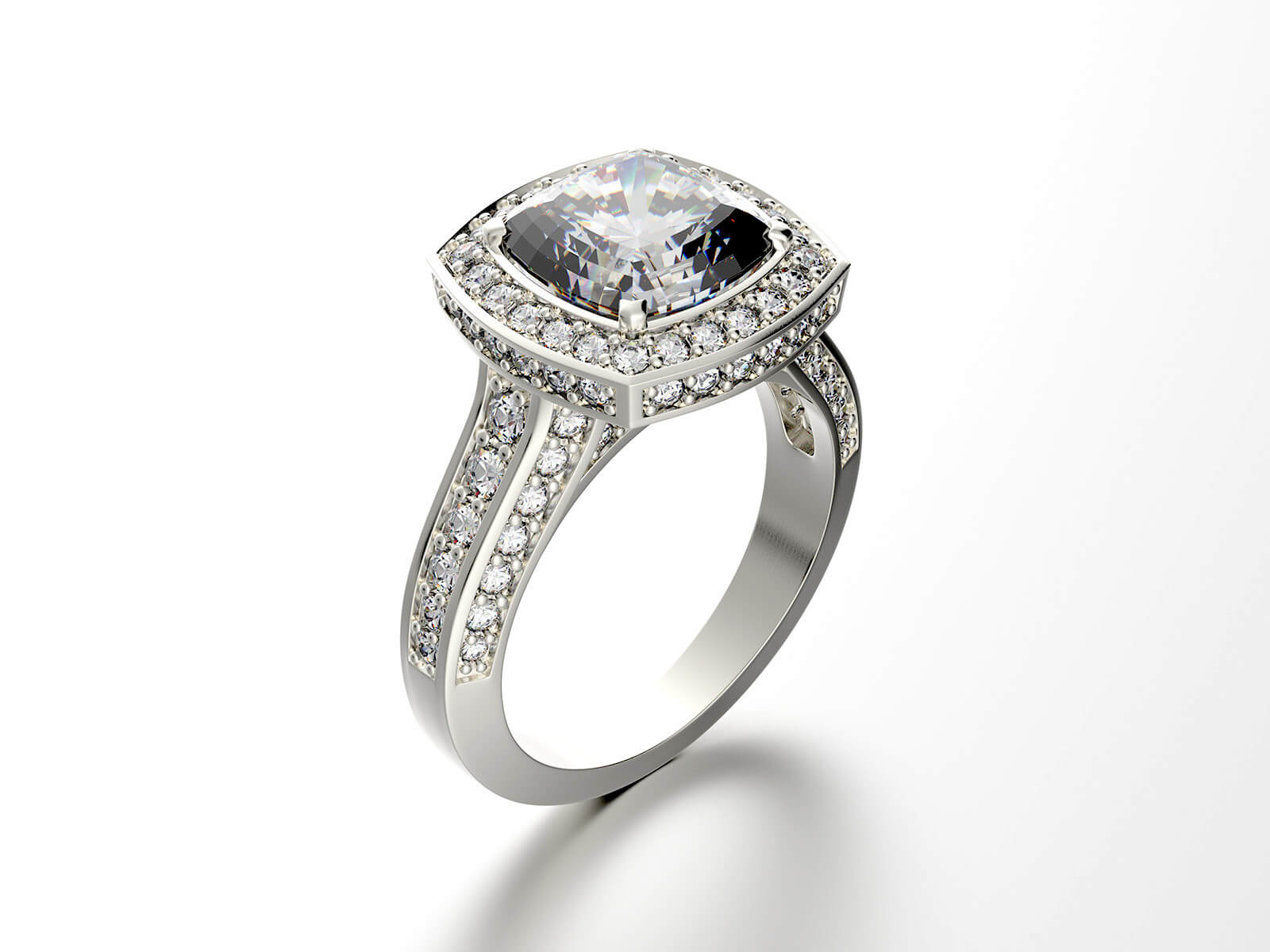 Engagement Ring 0091 - 3D Model by 3djewelrysquad