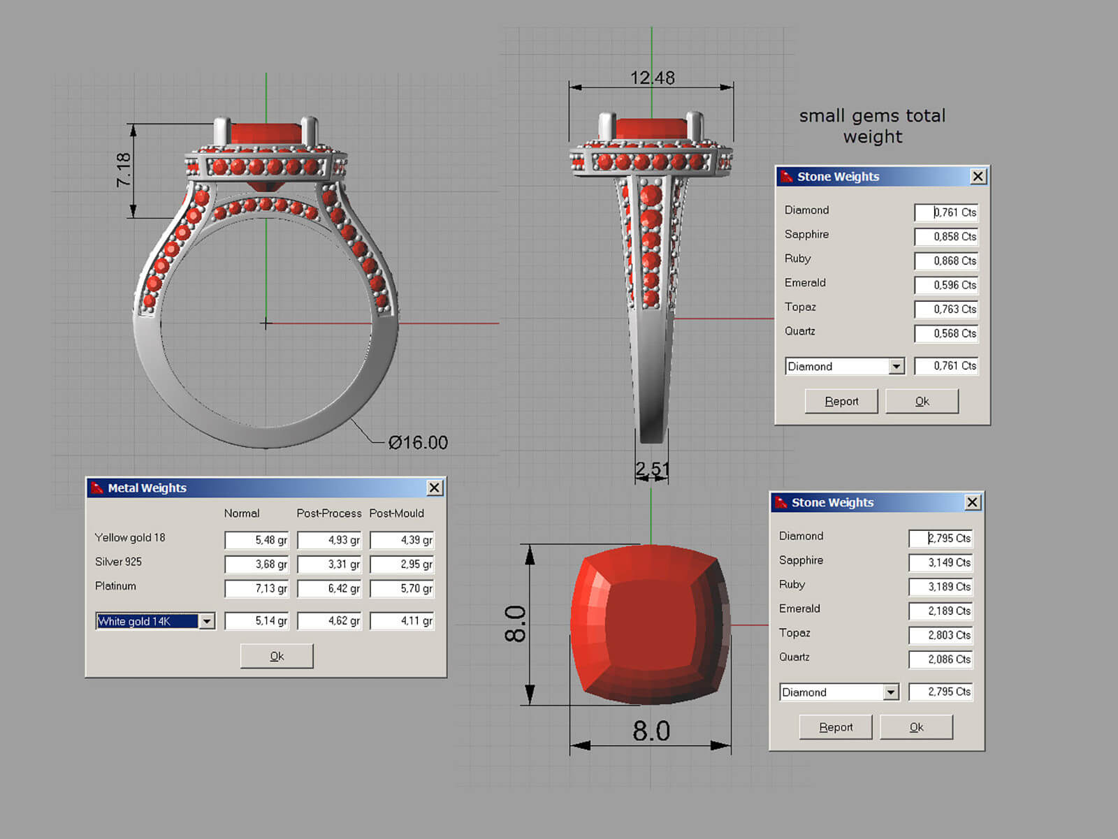 Engagement Ring 0091 - 3D Model by 3djewelrysquad