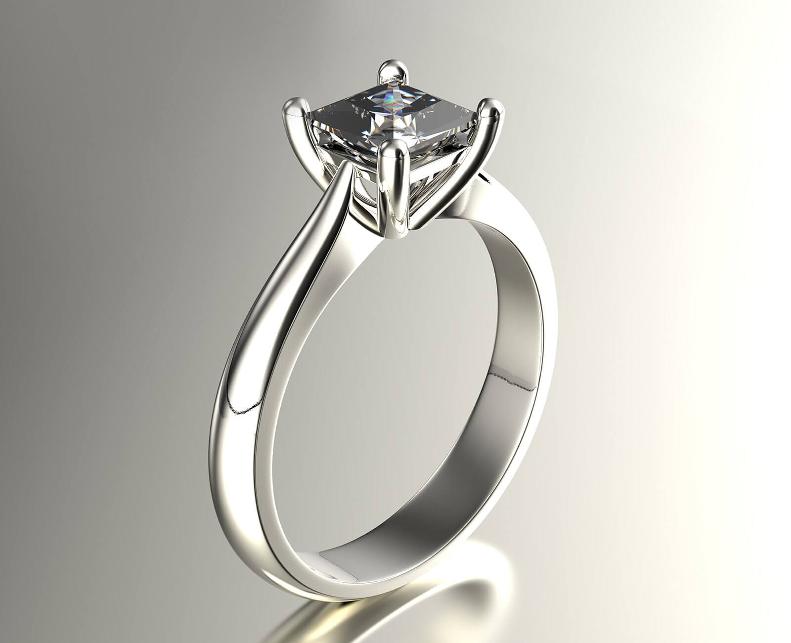 Engagement Rings Set 0067 - 3D Print Model by 3djewelrysquad