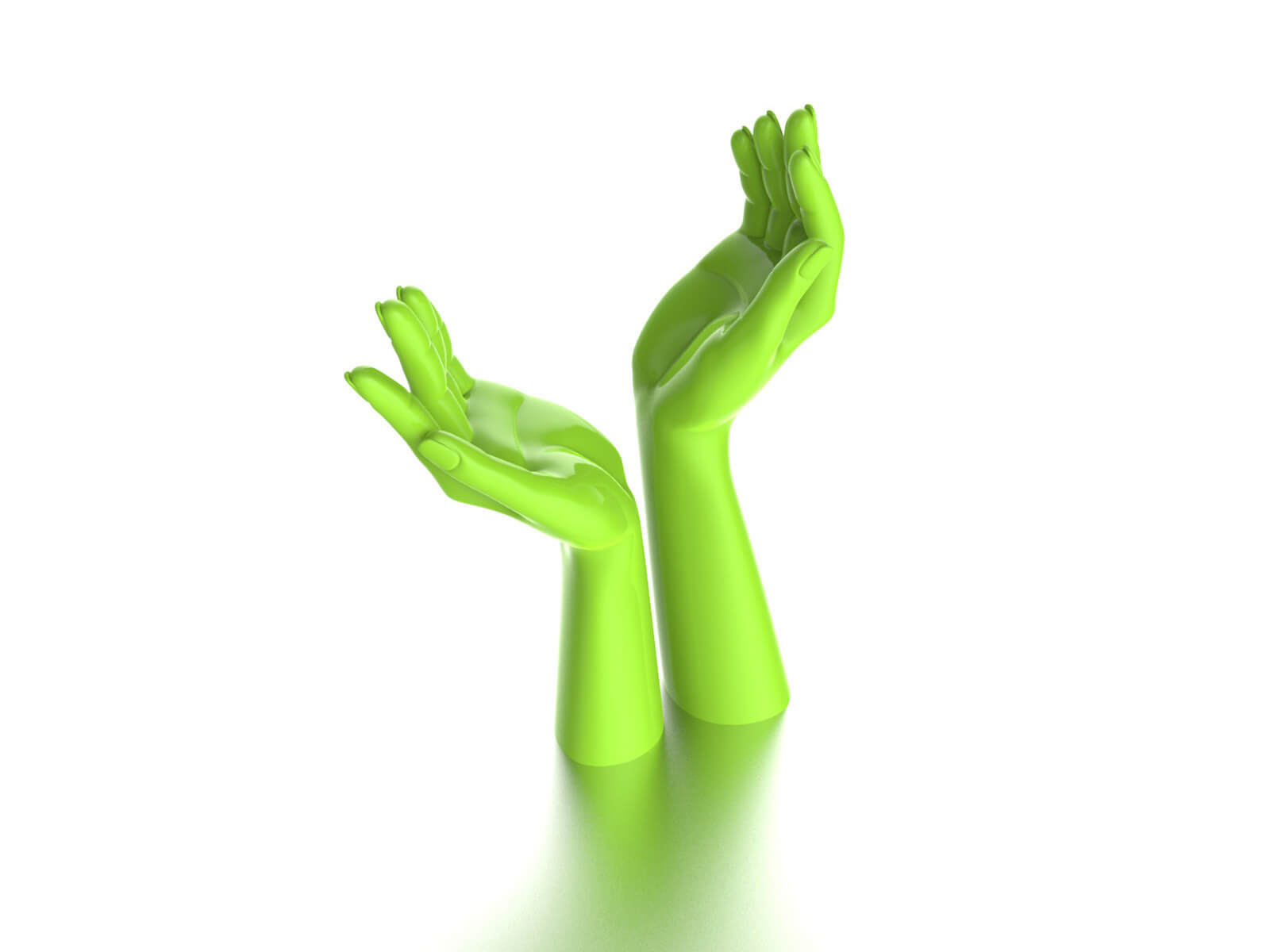 Raised Hands 0185 - 3D Print Model by 3djewelrysquad