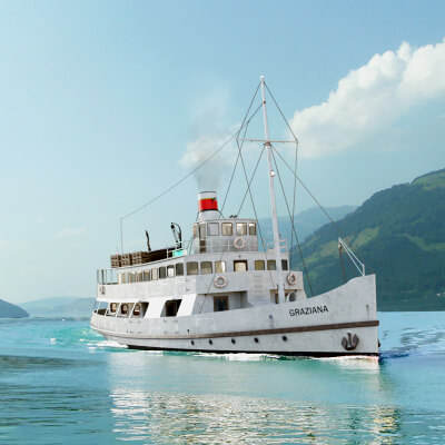 Graziana Passenger Boat - Daz Content by 3djoji