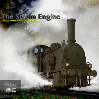 The Steam Engine - Daz Content by 3djoji