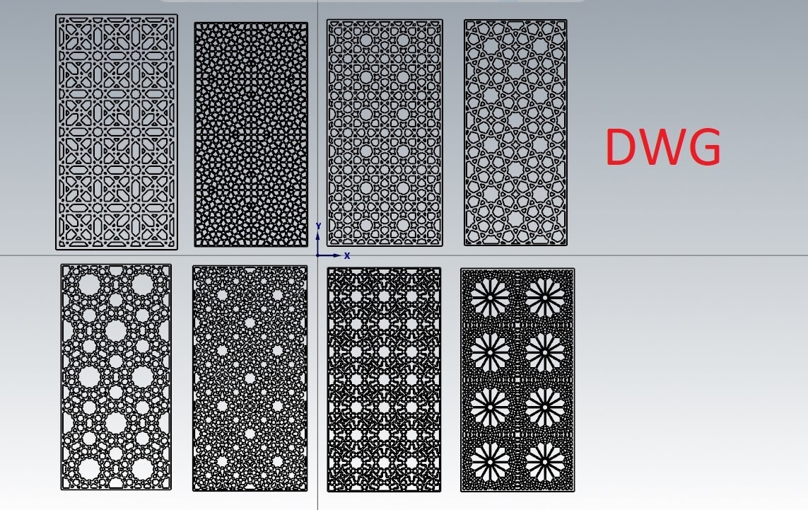 Islamic Panels Pack - 3D Print Model by 3DKingX