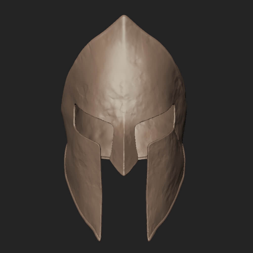 Spartan Helmet - 3D Print Model by 3DKingX