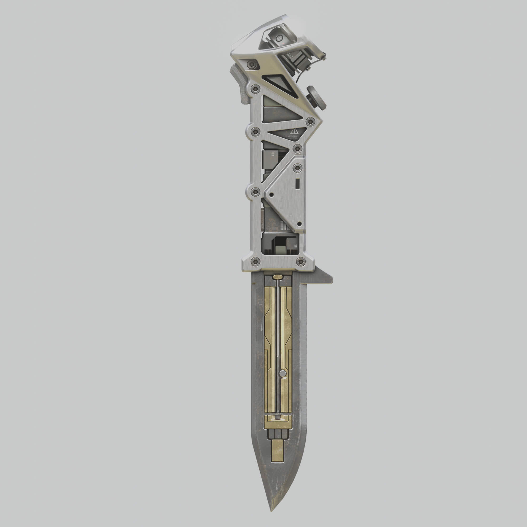 Ashes Data Knife - 3D Model by 3DLIQUAD