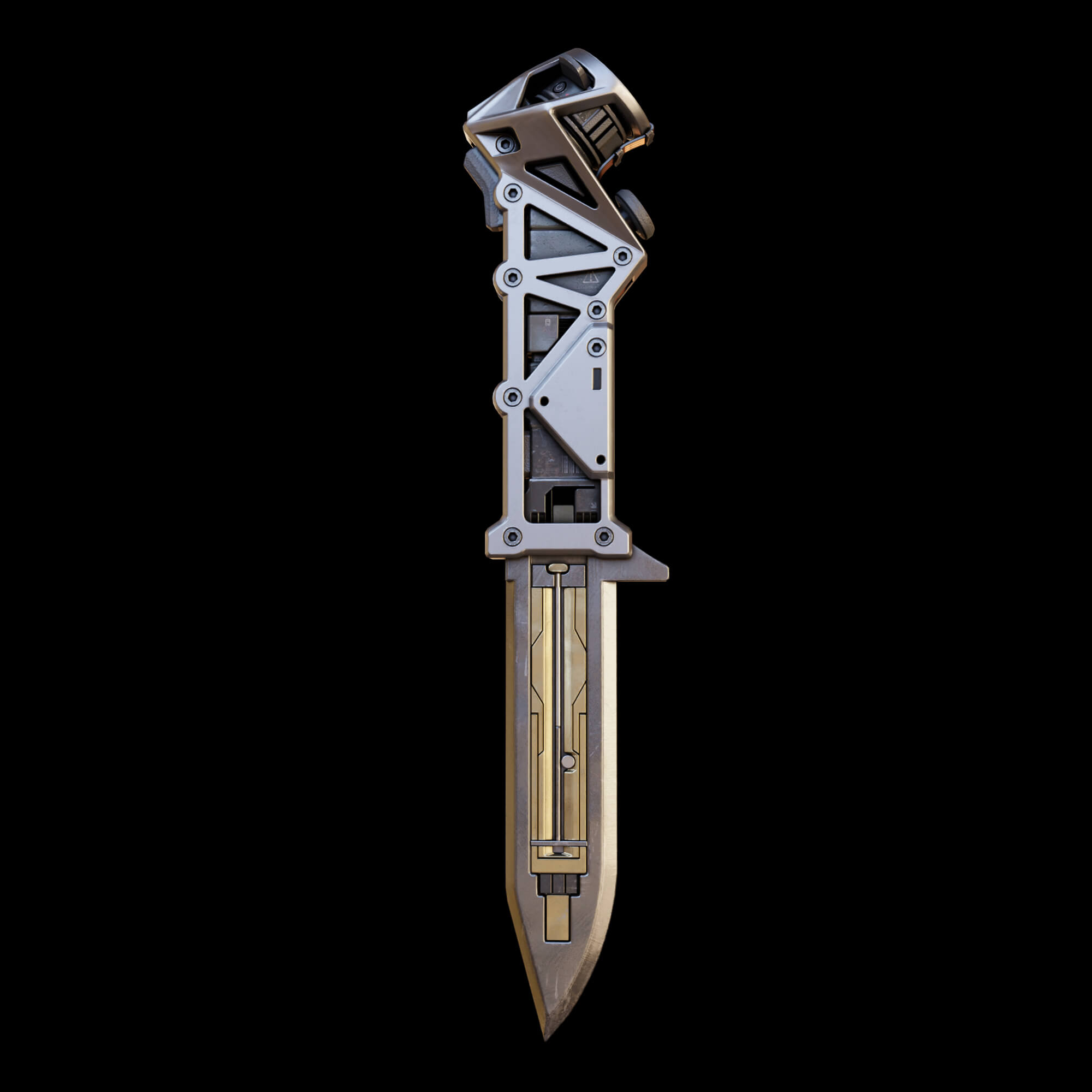 Ashes Data Knife - 3D Model by 3DLIQUAD