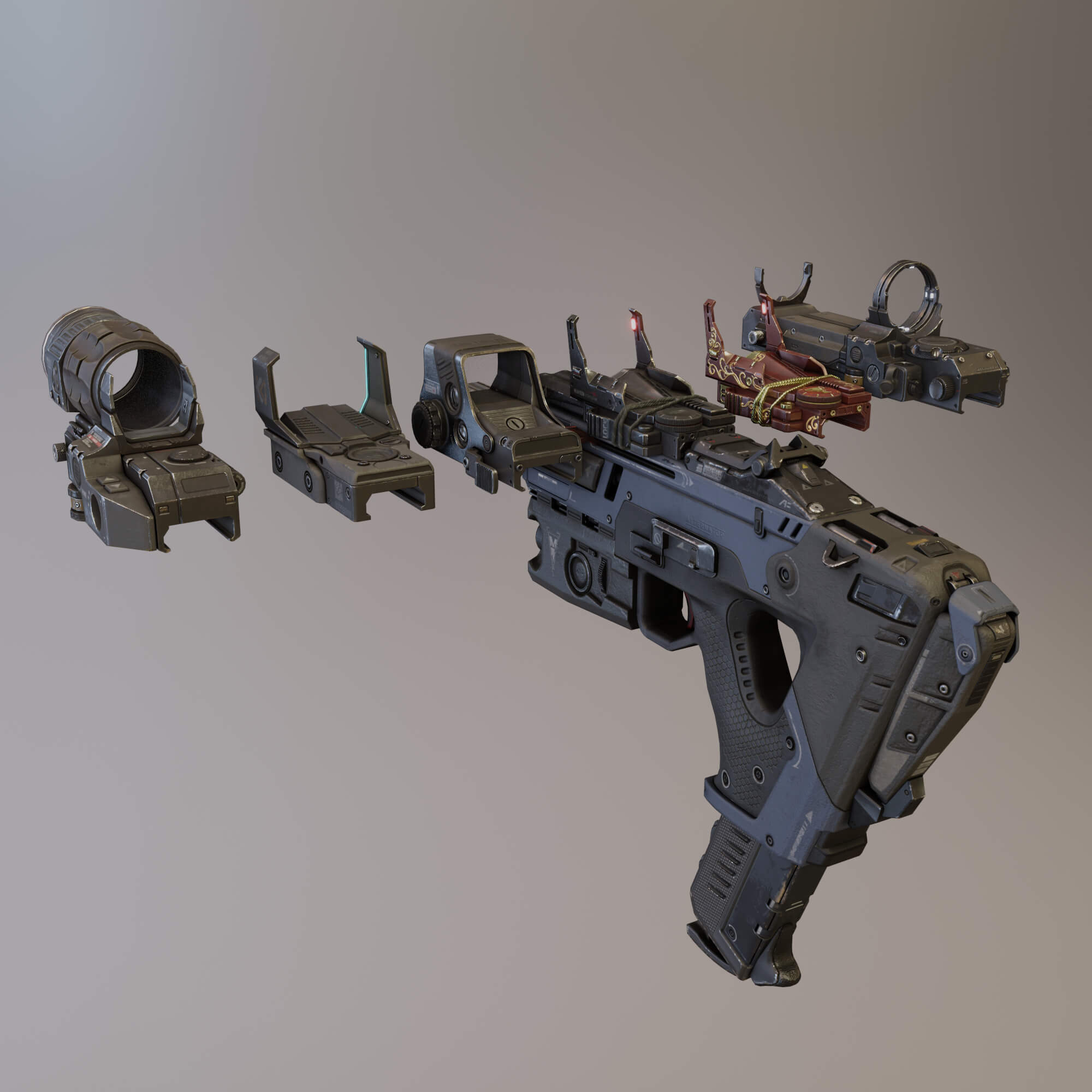 Alternator SMG - 3D Model by 3DLIQUAD