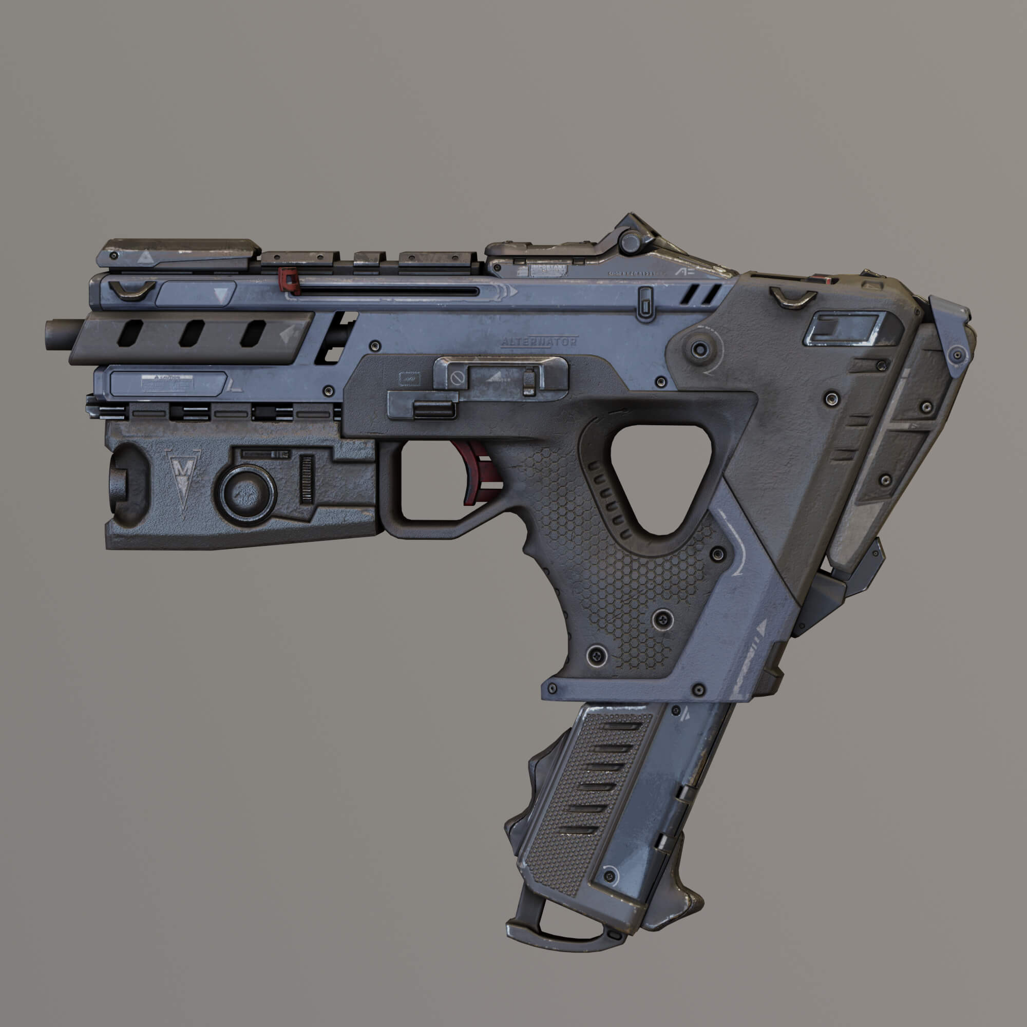 Alternator SMG - 3D Model by 3DLIQUAD