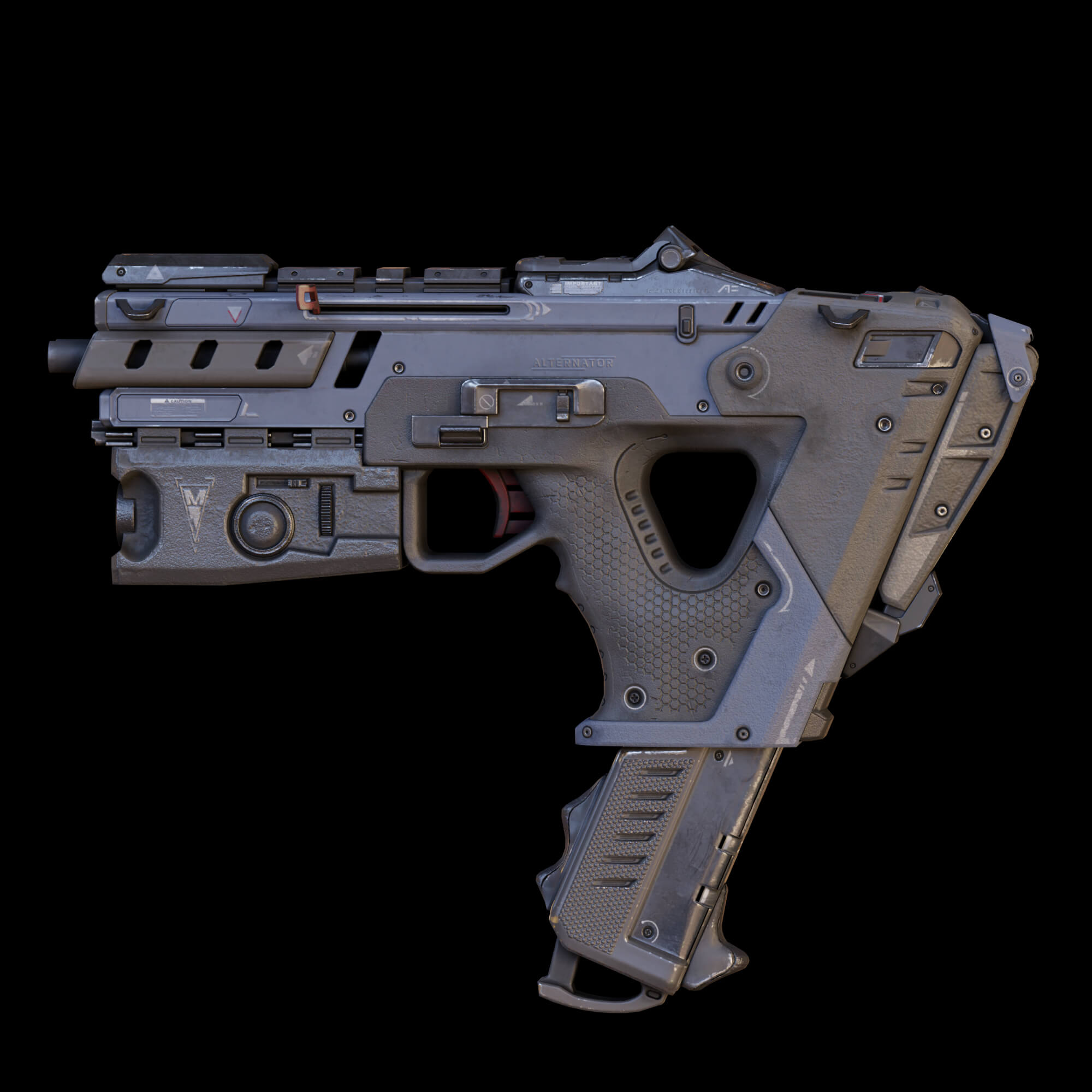 Alternator SMG - 3D Model by 3DLIQUAD