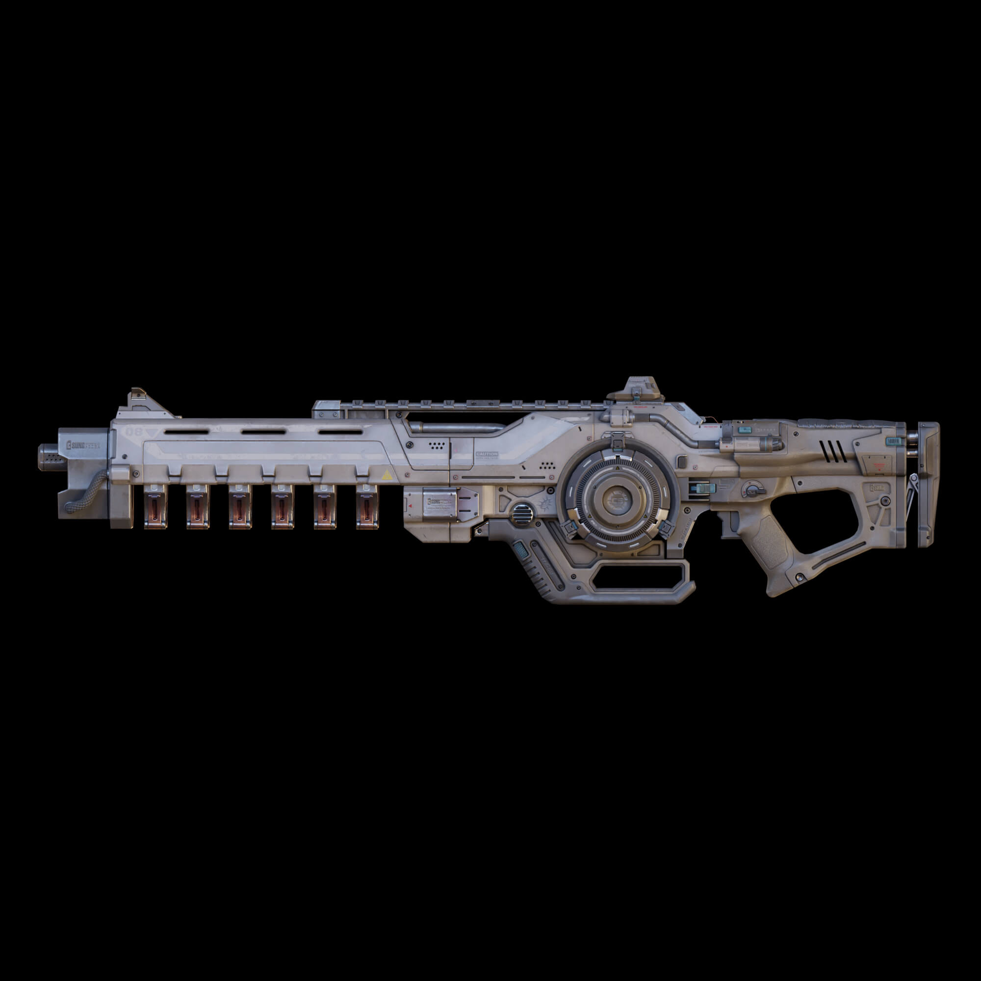 Nemesis Burst AR - 3D Model by 3DLIQUAD