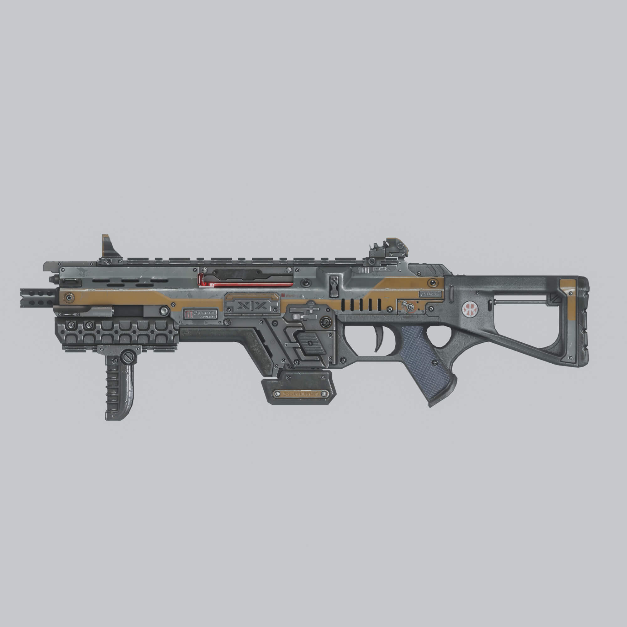 C.a.r. SMG for Blender - 3D Model by 3DLIQUAD