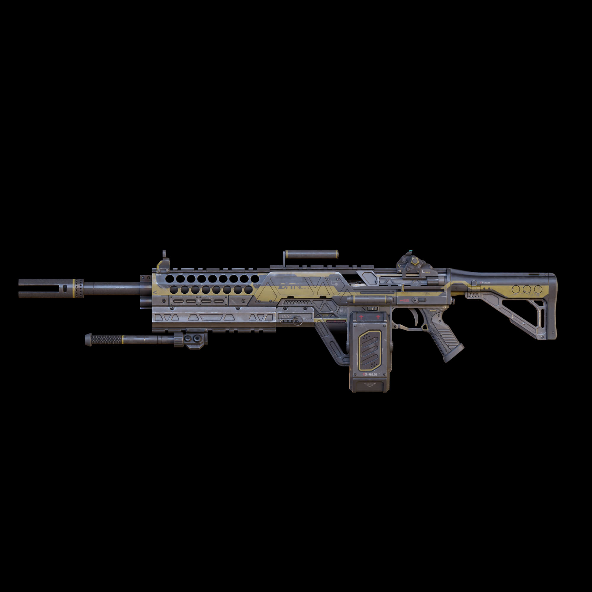 Devotion Lmg - 3D Model by 3DLIQUAD