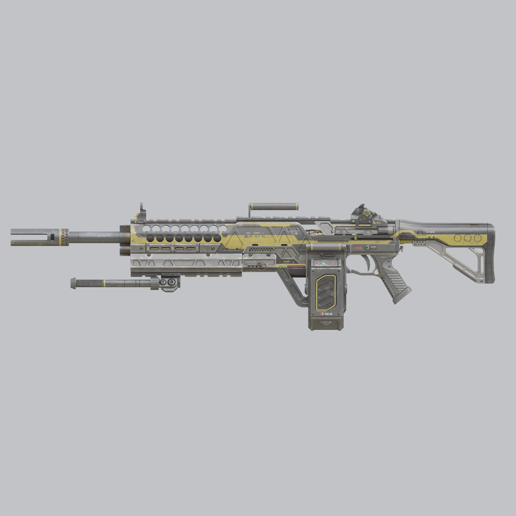 Devotion Lmg - 3D Model by 3DLIQUAD
