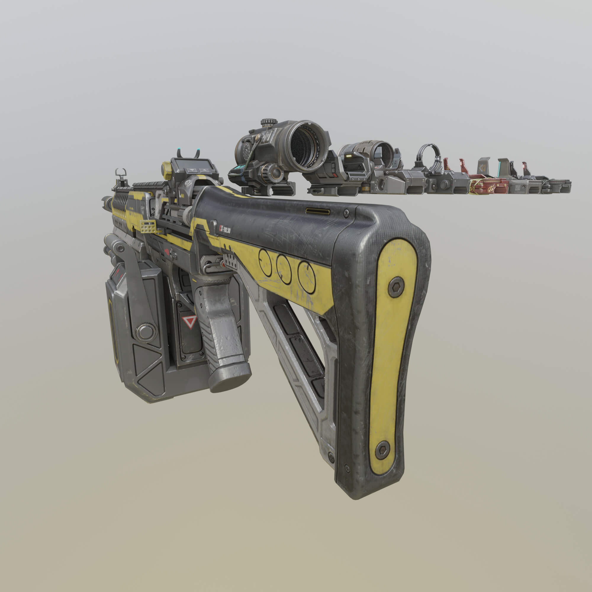 Devotion Lmg - 3D Model by 3DLIQUAD