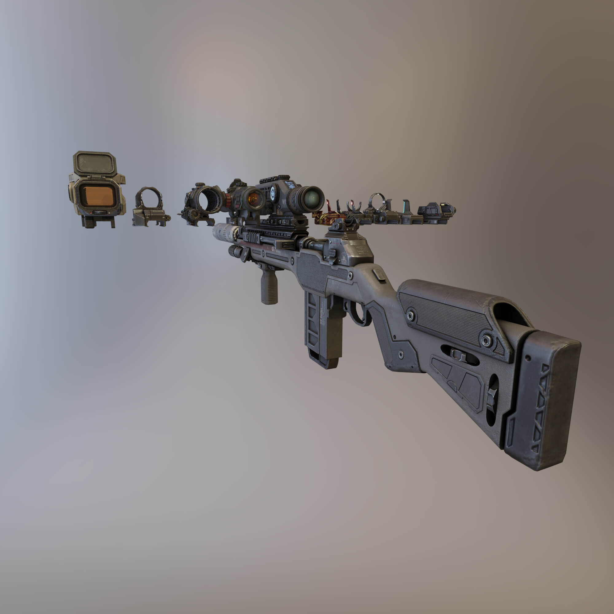 G7 Scout for Blender - 3D Model by 3DLIQUAD