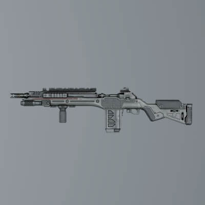 3DLIQUAD | 3D Models | Rifles