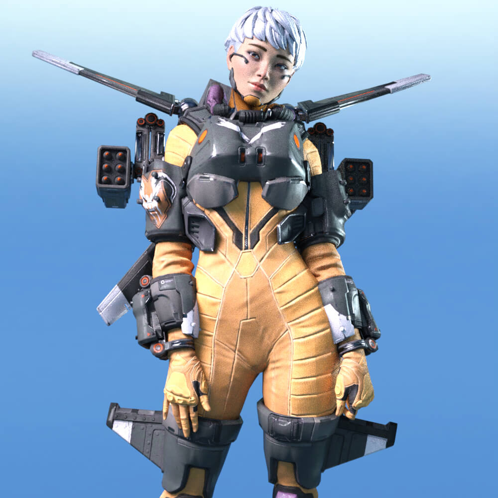 Jet Pack Girl for Genesis 8 Female - Daz Content by 3DLIQUAD