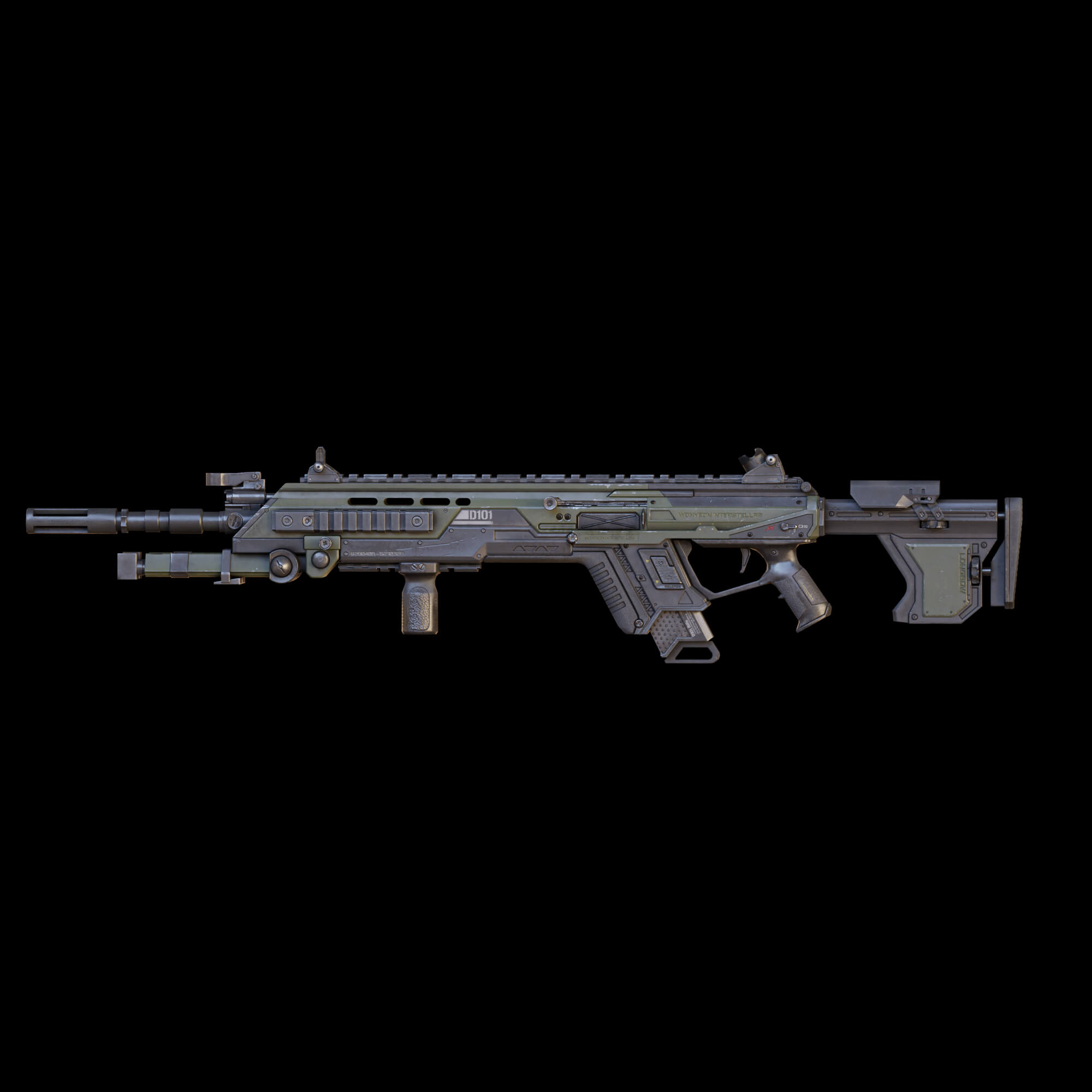 Longbow Dmr for Blender - 3D Model by 3DLIQUAD