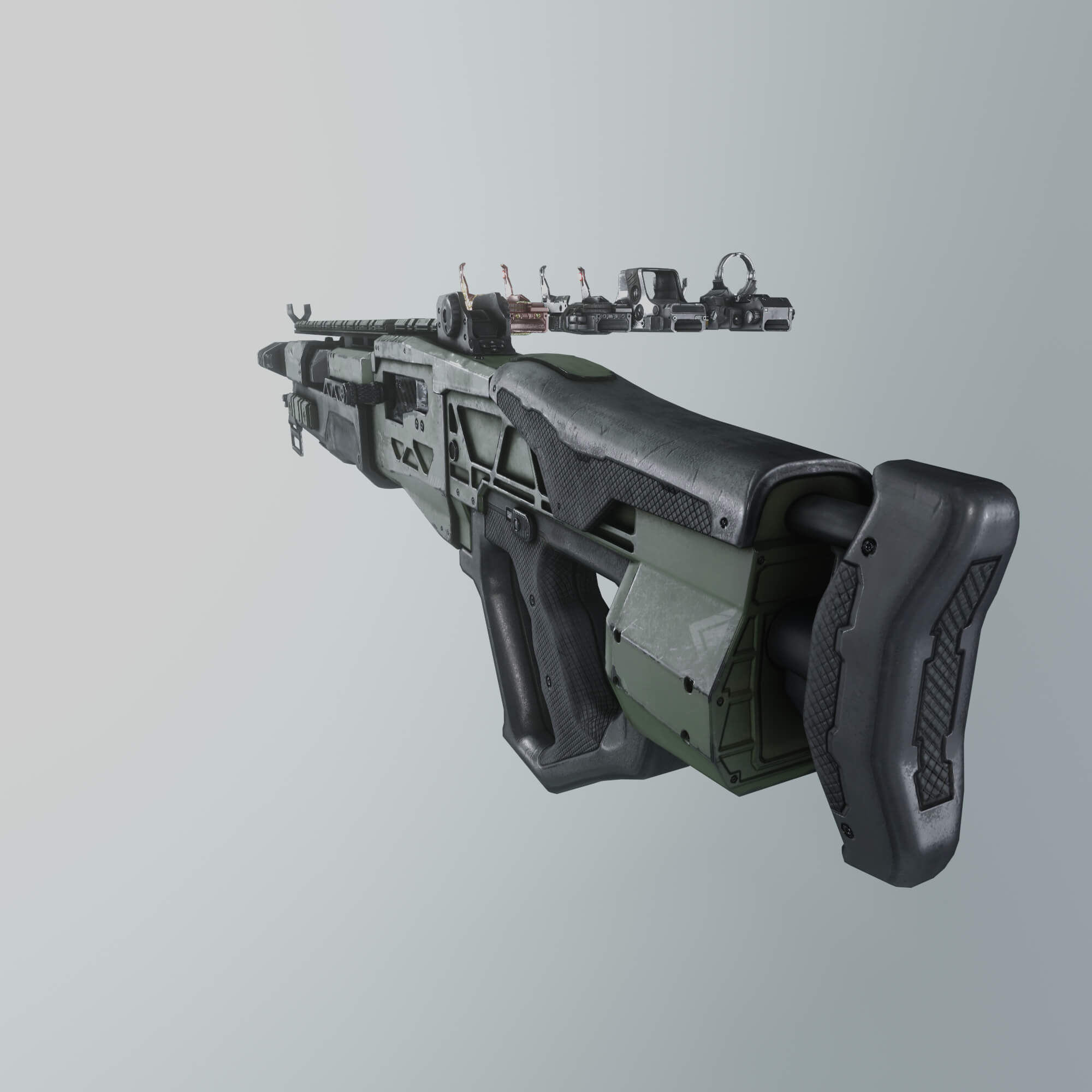 Mastiff Shotgun - 3D Model by 3DLIQUAD