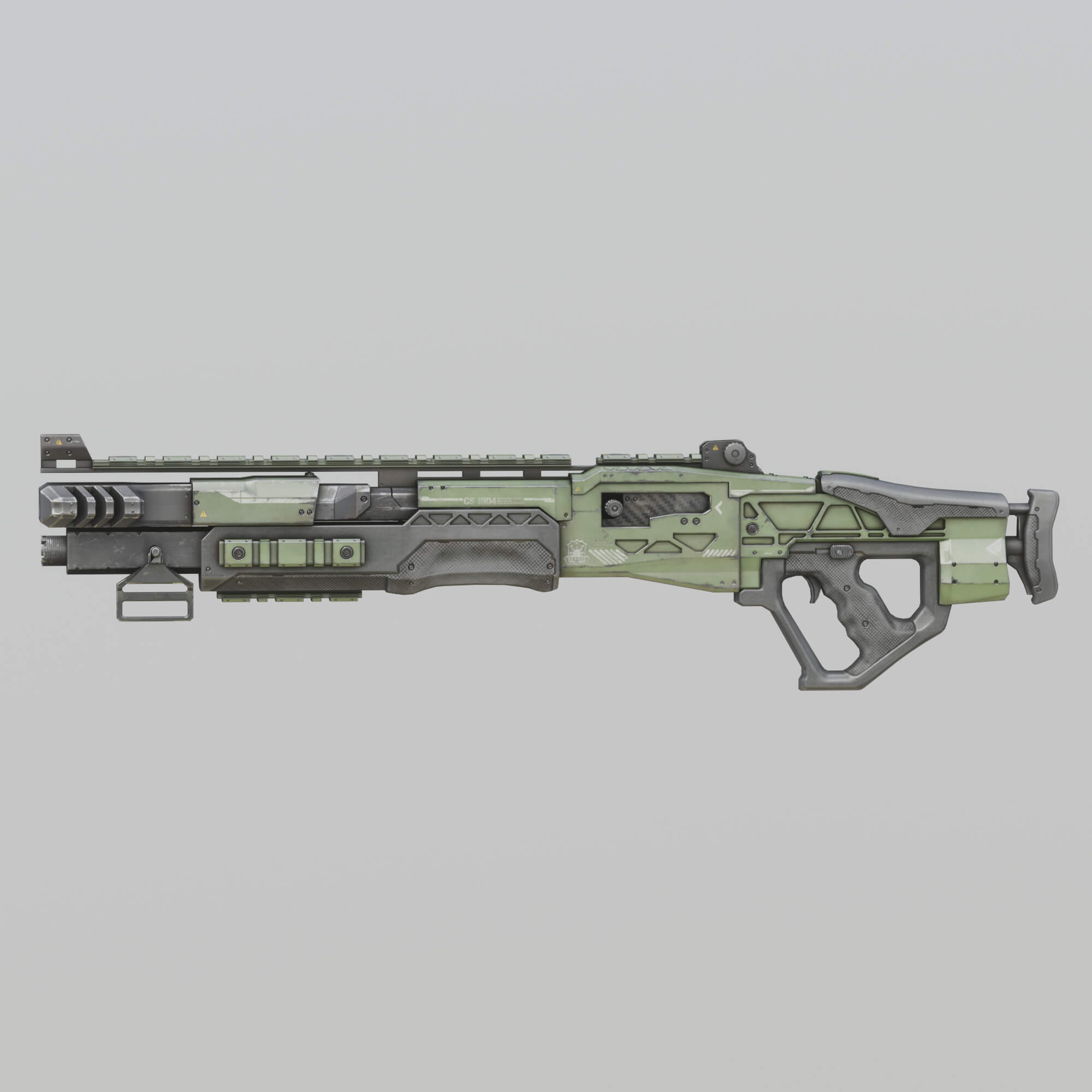 Mastiff Shotgun - 3D Model by 3DLIQUAD