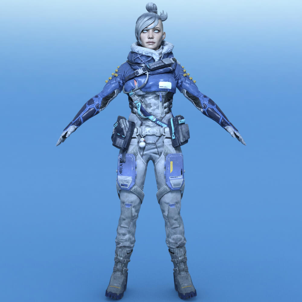 Snow Ground Wraith for Genesis 8 Female - Daz Content by 3DLIQUAD