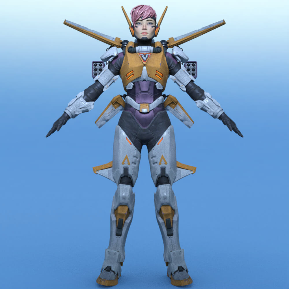 Valkyrie Titan Tested Outfit for Genesis 8 Female - Daz Content by 3DLIQUAD
