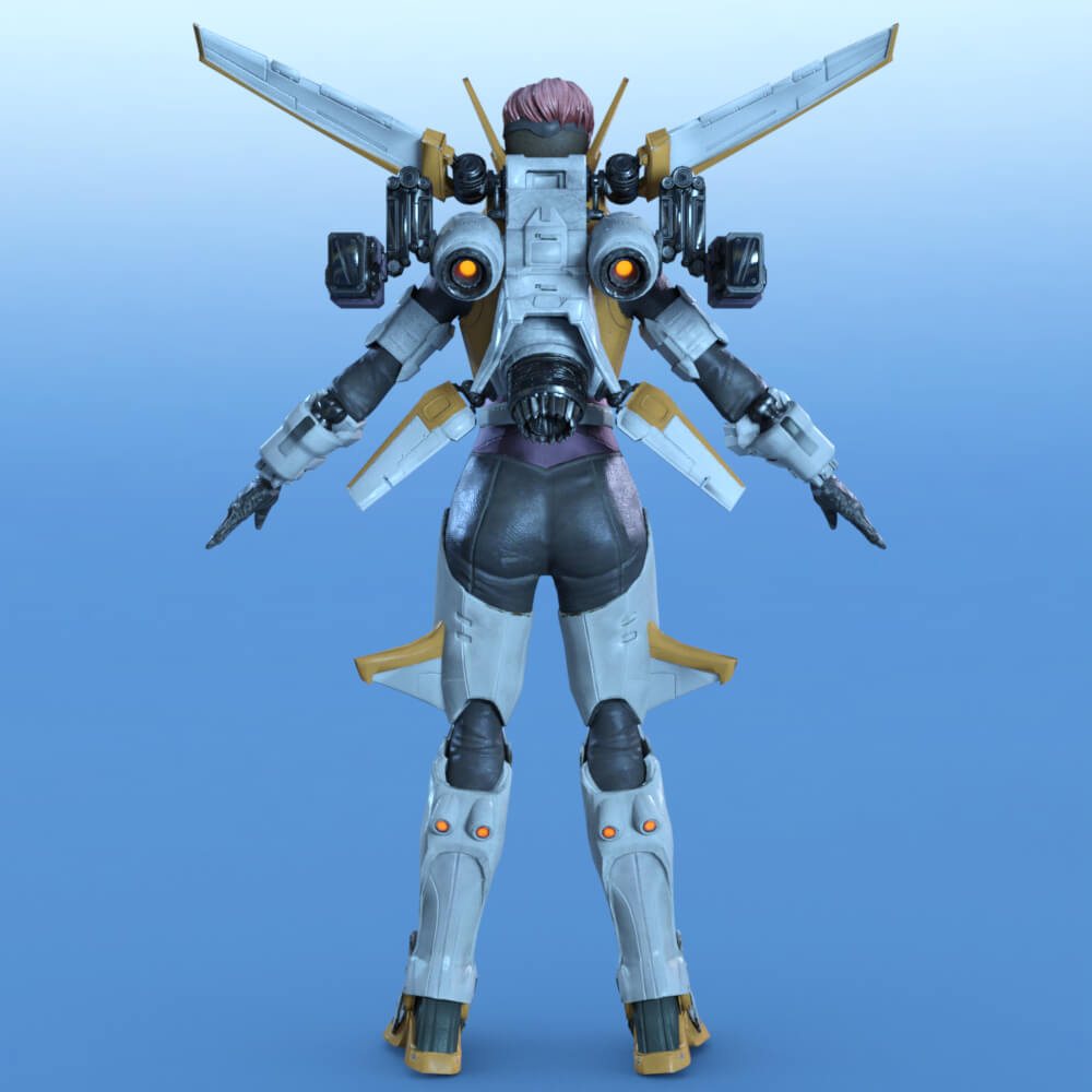 Valkyrie Titan Tested Outfit for Genesis 8 Female - Daz Content by 3DLIQUAD