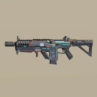 Volt SMG for Blender - 3D Model by 3DLIQUAD