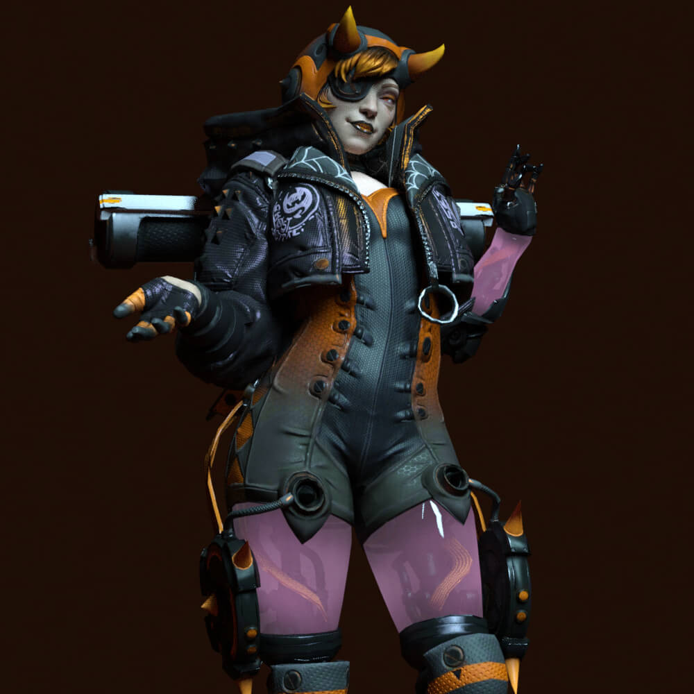 Wattson Cyber Punked for Genesis 8 Female - Daz Content by 3DLIQUAD