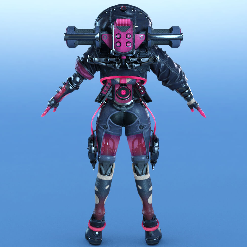 Wattson Cyber Punked for Genesis 8 Female - Daz Content by 3DLIQUAD