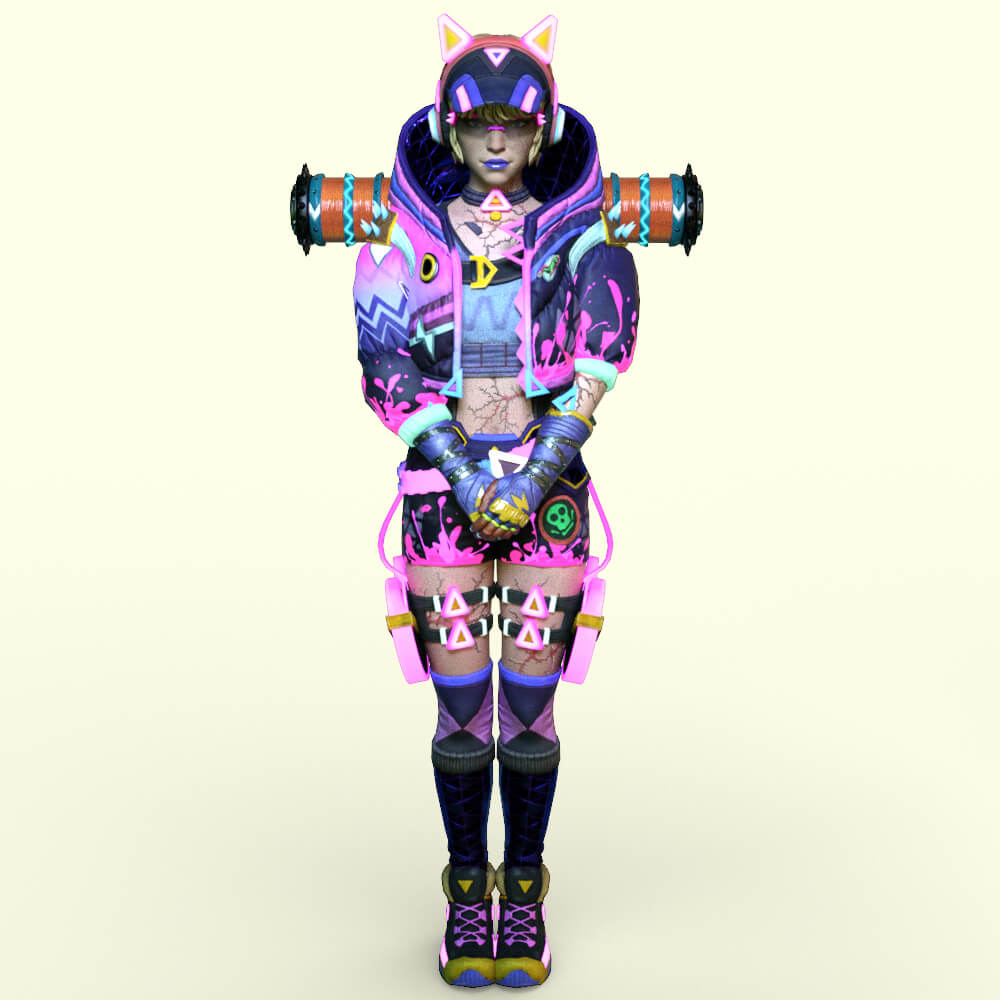 Wattson Thunder Kitty for Genesis 8 Female - Daz Content by 3DLIQUAD