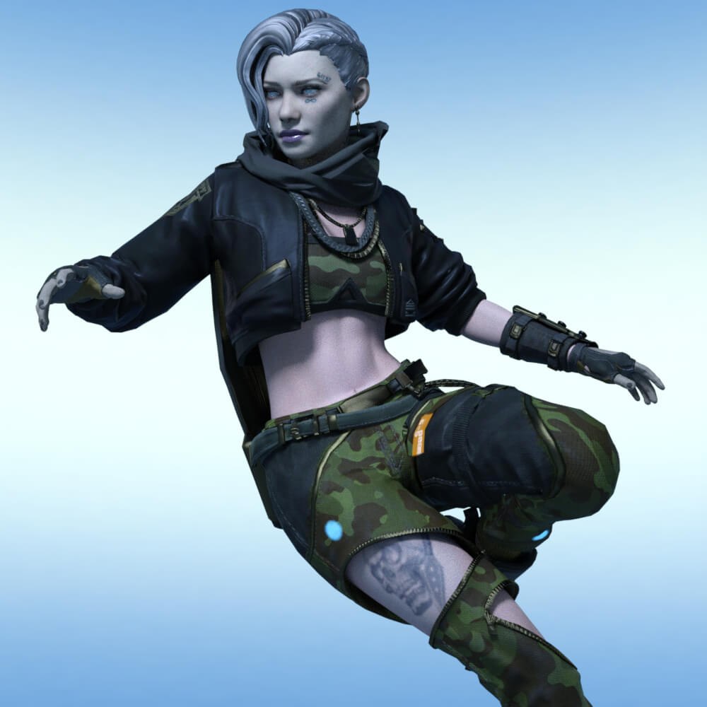 Acid Wraith for Genesis 8 Female - Daz Content by 3DLIQUAD