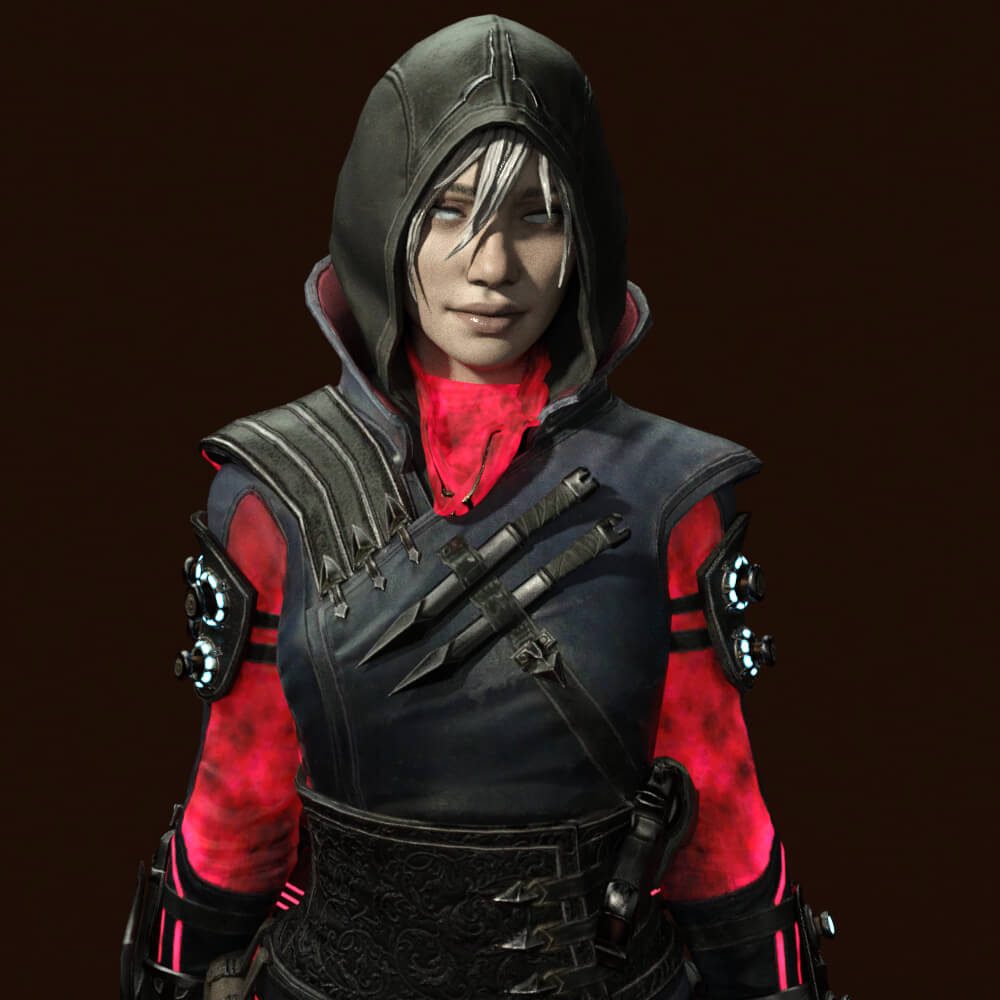 Wraith Rift Stalker Outfit for Genesis 8 Female - Daz Content by 3DLIQUAD