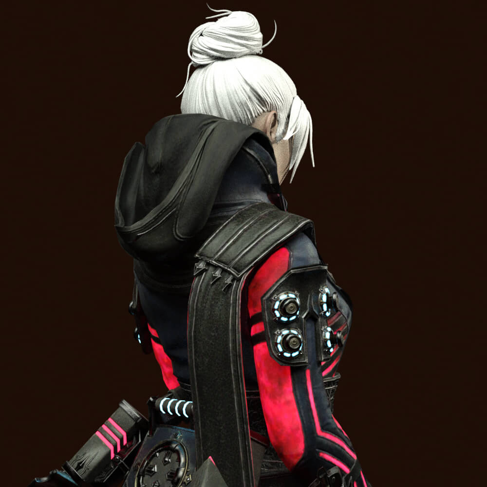 Wraith Rift Stalker Outfit for Genesis 8 Female - Daz Content by 3DLIQUAD