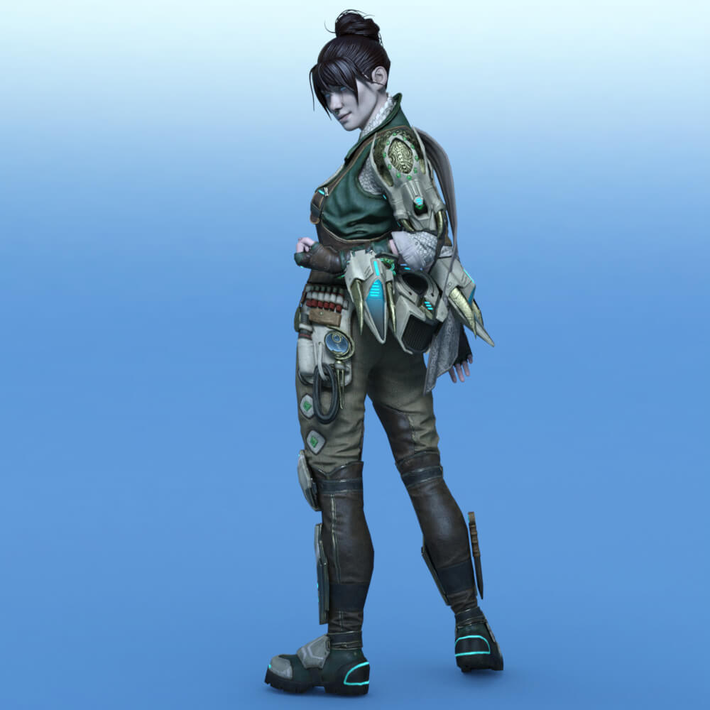 Wraith Veteran Voyager for Genesis 8 Female - Daz Content by 3DLIQUAD