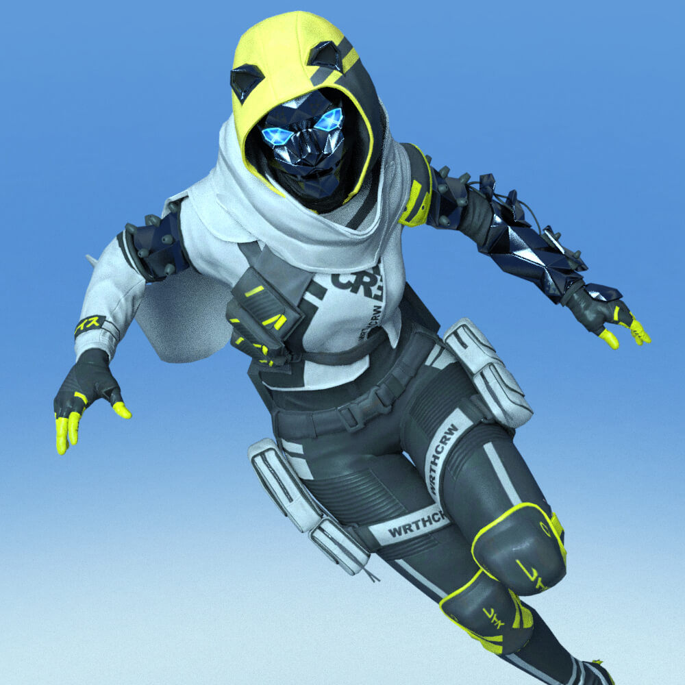 Wraith Void Prowler Outfit for Genesis 8 Female - Daz Content by 3DLIQUAD