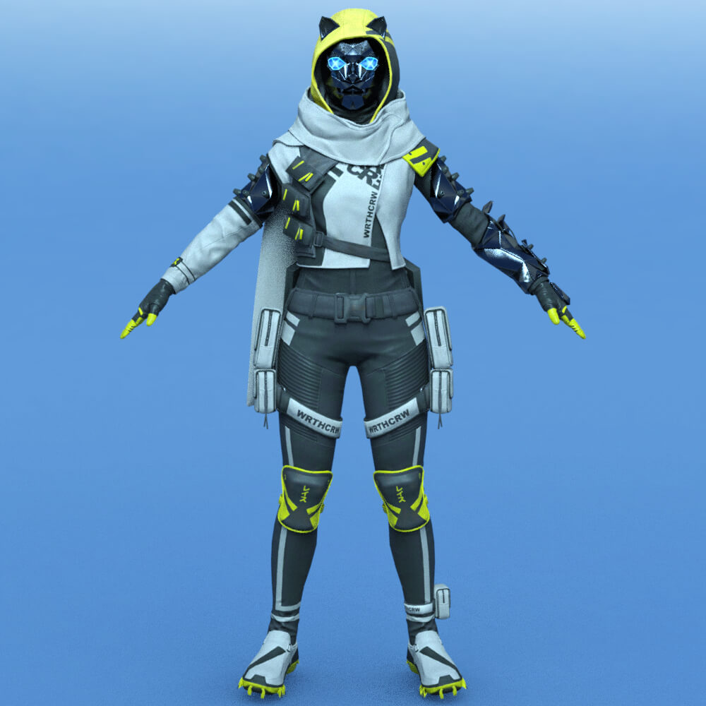 Wraith Void Prowler Outfit for Genesis 8 Female - Daz Content by 3DLIQUAD