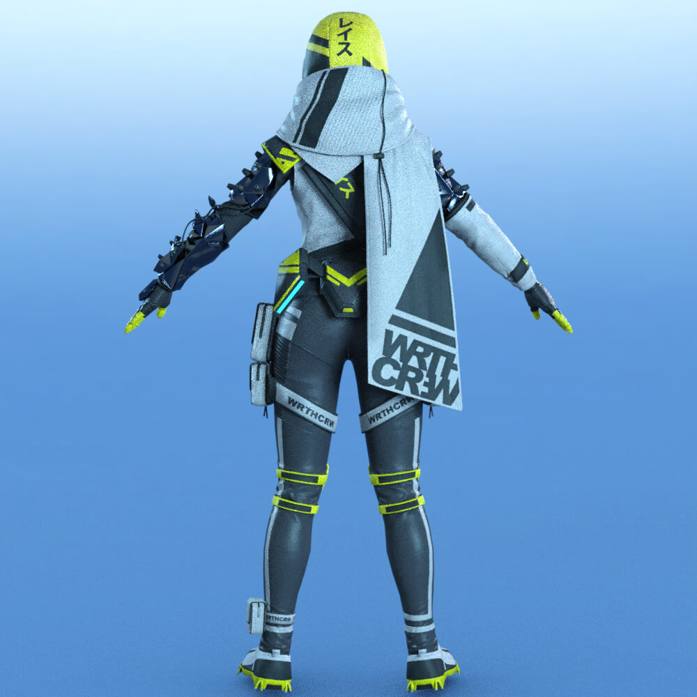 Wraith Void Prowler Outfit for Genesis 8 Female - Daz Content by 3DLIQUAD