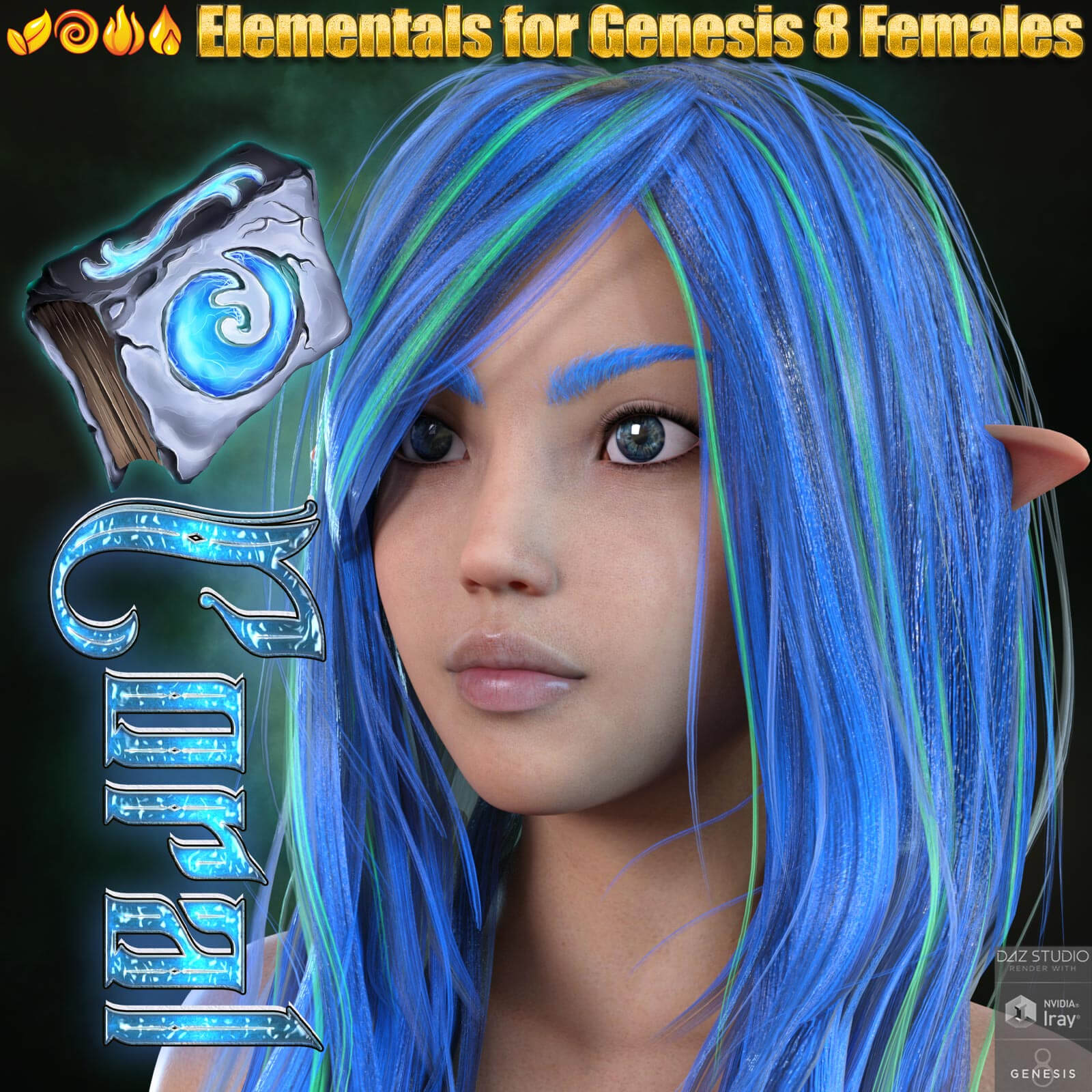 Elementals for Genesis 8 Females Coral - Daz Content by 3DLoki