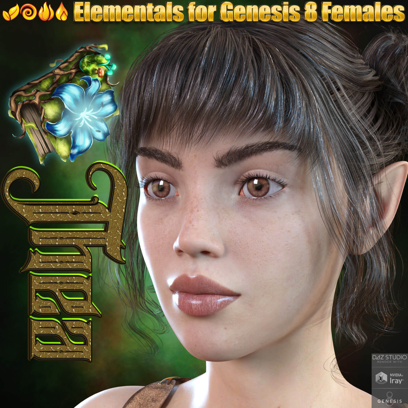 Elementals for Genesis 8 Females Thea - Daz Content by 3DLoki