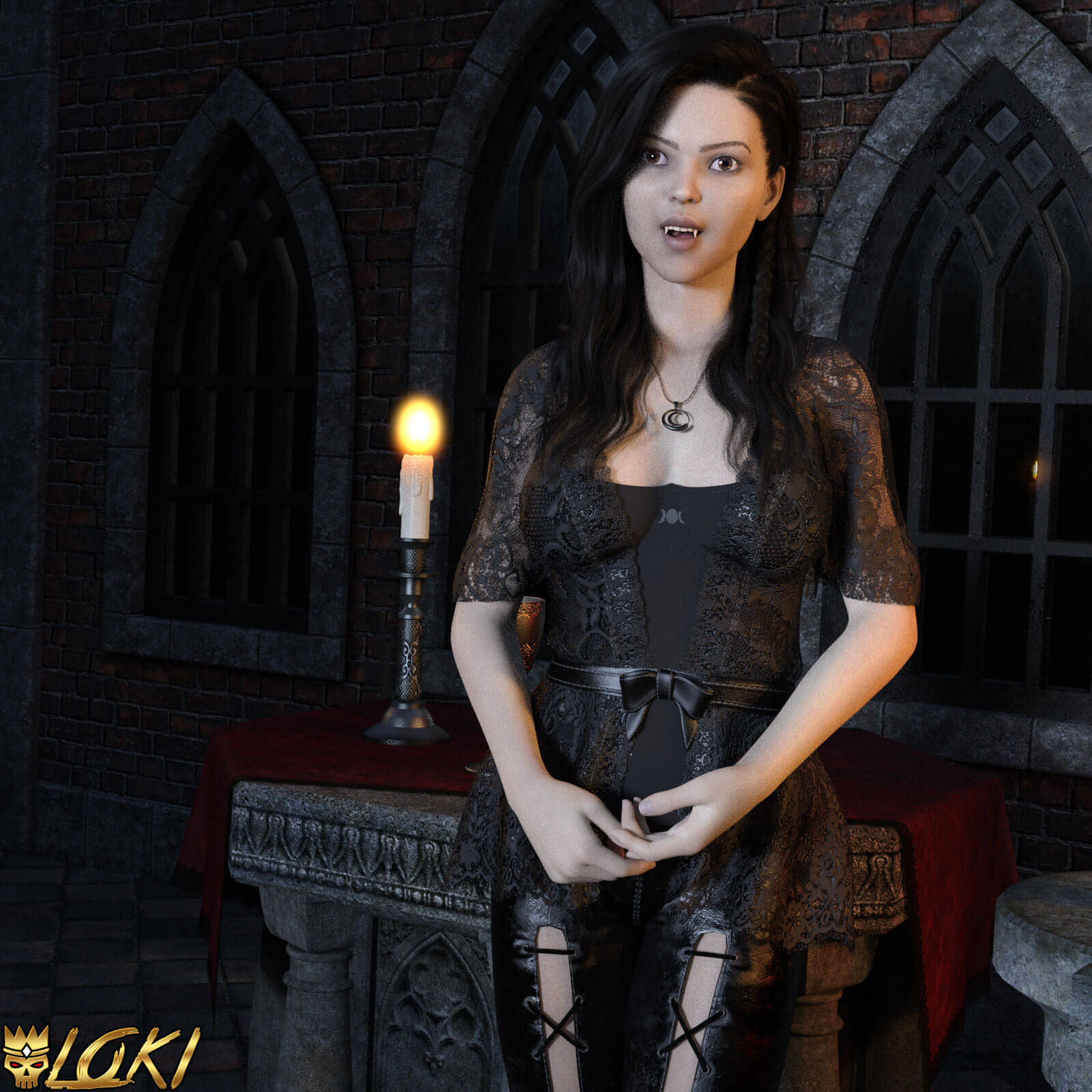 Loki's Model Spotlight Lilith for G8F 3D Render by 3DLoki