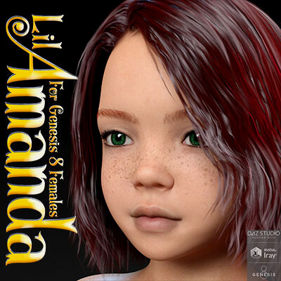 Lil Amanda for Genesis 8 Females - Daz Content by 3DLoki