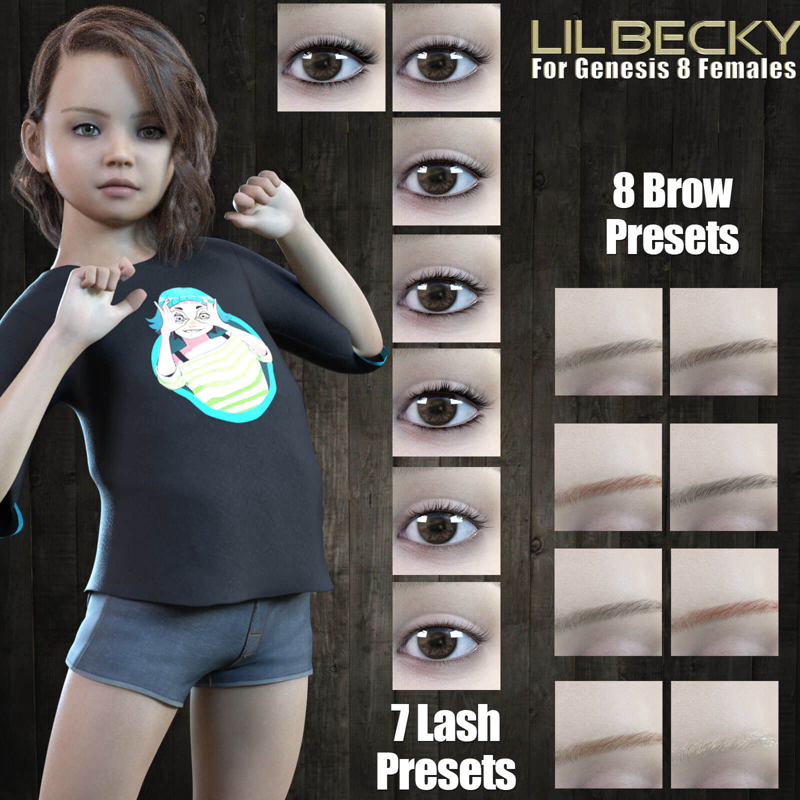 Lil Becky for Genesis 8 Females - Daz Content by 3DLoki