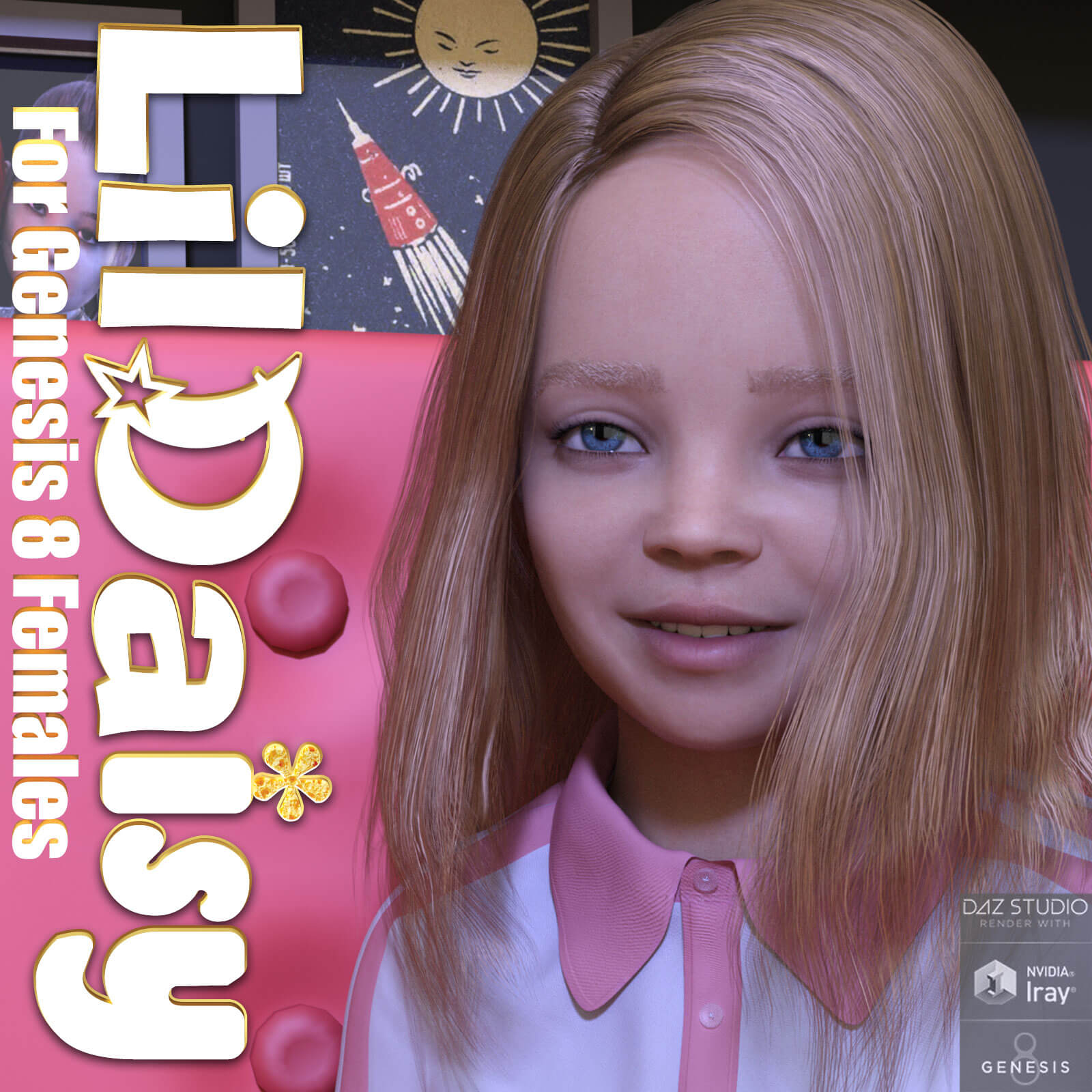 Lil Daisy for Genesis 8 Females - Daz Content by 3DLoki