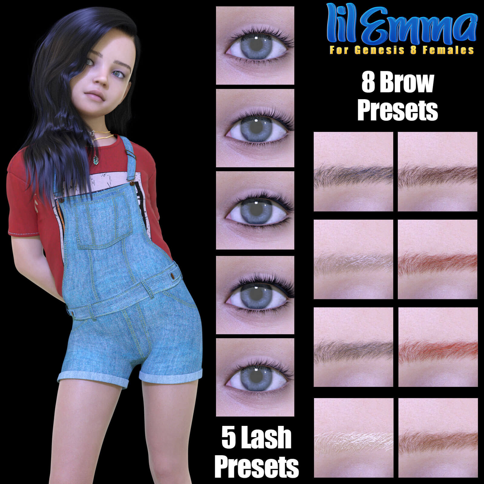 Lil Emma for Genesis 8 Females - Daz Content by 3DLoki